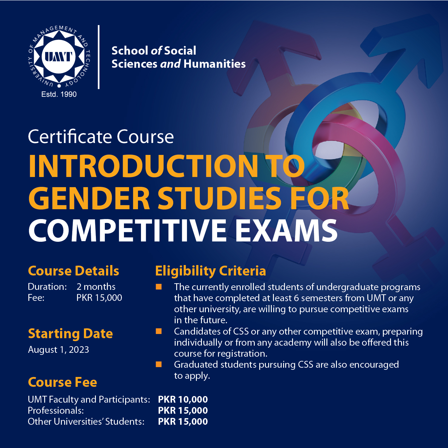 Certification course gender studies for competitive