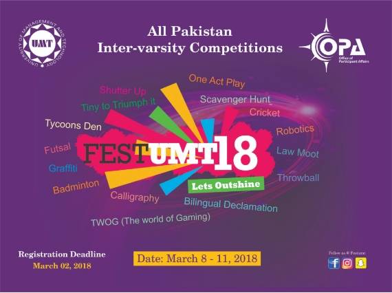 UMT - University of Management and Technology