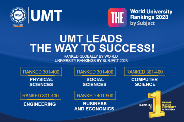 THE World University Rankings - UMT