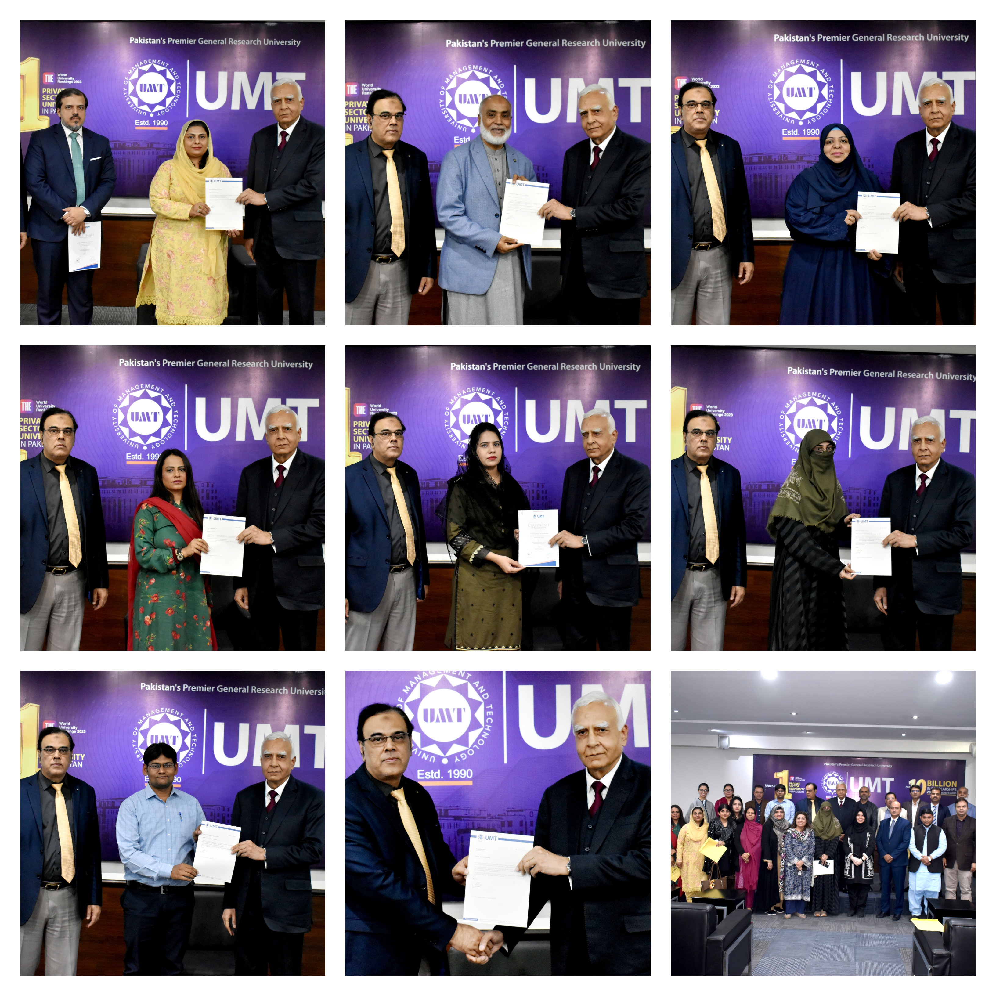 Accreditation Certificate Award Ceremony - UMT2015 - UMT